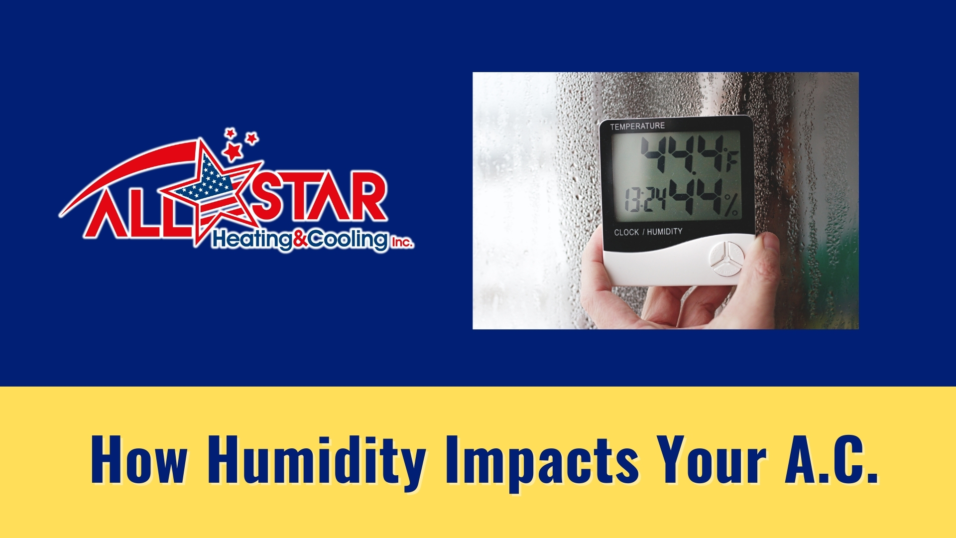 How Humidity Affects Your AC: Tips for Control and Repair